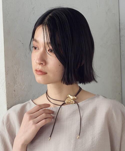 COMME CA ISM ネックレス フラワー チョーカー レディース : ZOZOTOWN Yahoo!店 - 通販 - Yahoo!ショッピング