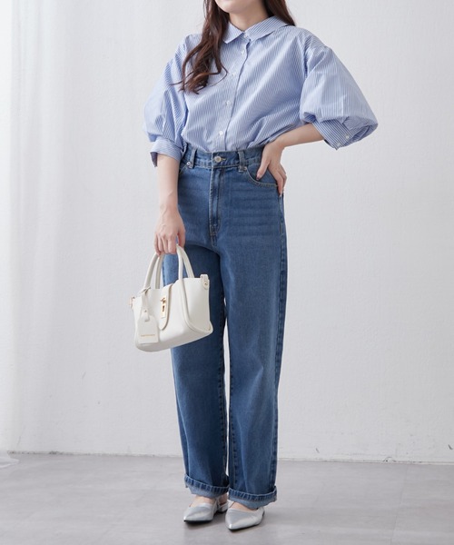 Remind me and forever ブラウス シャツ 後ろレースアップボリューム袖ブラウス レディース : ZOZOTOWN Yahoo!店 - 通販 - Yahoo!ショッピング