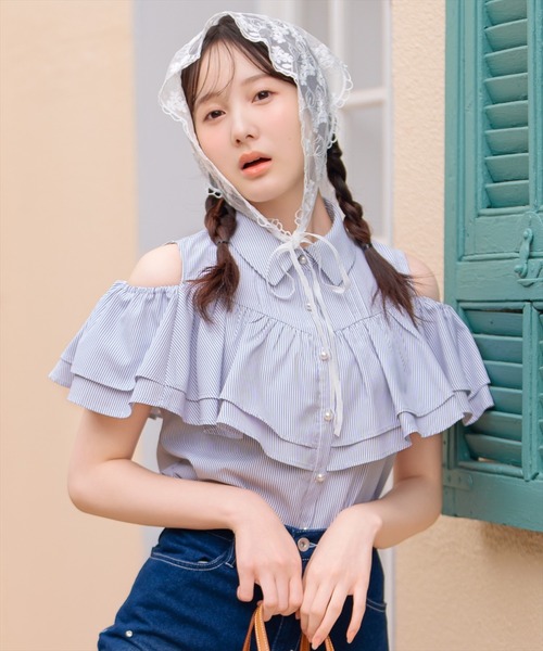 WILLSELECTION ブラウス シャツ 2wayショルダーフリルブラウス レディース : ZOZOTOWN Yahoo!店 - 通販 - Yahoo!ショッピング