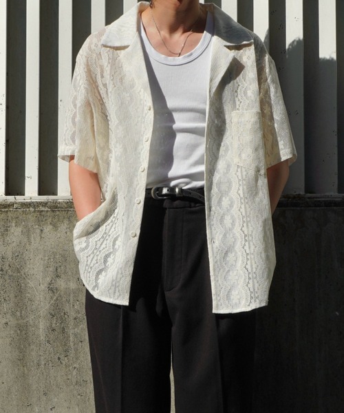 Yahoo!オークション - 「Noen」 半袖シャツ LARGE ブラック メンズ