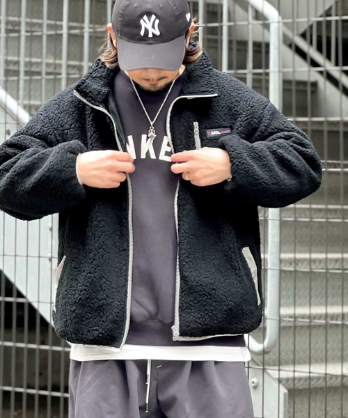 classicalelf ジャケット ブルゾン 「JaVa ジャバコラボ」レトロ×スポーツMIX。JaVaワッペン付き配色ボアブルゾン : ZOZOTOWN Yahoo!店 - 通販 ...