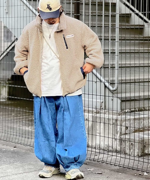 ジャケット ブルゾン 「JaVa ジャバコラボ」レトロ×スポーツMIX。JaVaワッペン付き配色ボアブルゾン : 70243036 : ZOZOTOWN Yahoo!店 - 通販 ...