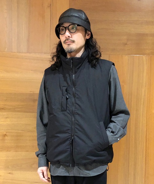 グランドパーク（Grand PARK）/THERMOLITE（サーモライト）スタンドカラー中綿ベスト Grand PARK（グランドパーク） ダウンベスト ベスト THERMOLITE