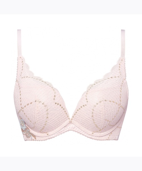 AMOSTYLE ブラジャー 夢みるブラ(R) DeepV マイフラワー「B，C，Dカップ」AMST1455 WHU JX : ZOZOTOWN Yahoo!店 - 通販 - Yahoo!ショッピング