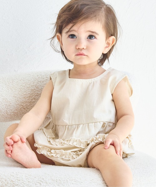 pairmanon ベビー服 ロンパース 「ベビー」メローフリル ノースリーブロンパース : ZOZOTOWN Yahoo!店 - 通販 - Yahoo!ショッピング