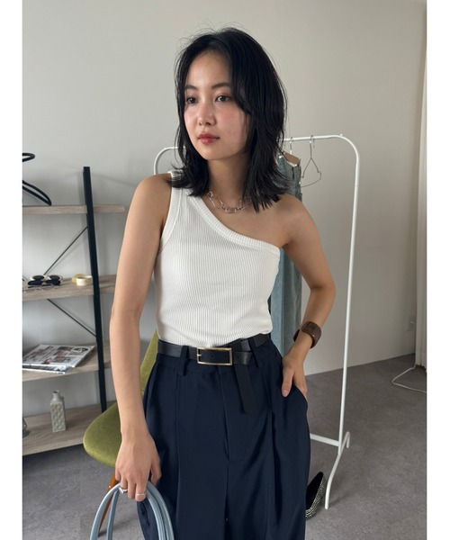 Yahoo!オークション - 「HANNE」 ノースリーブトップス FREE ブラック ...