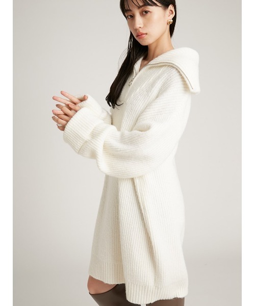 SNIDEL 「SNIDEL」 ニットワンピース ONE SIZE ホワイト レディース : ZOZOTOWN Yahoo!店 - 通販 - Yahoo!ショッピング