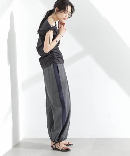 NANO universe（ナノ・ユニバース） パンツ ラインイージーワイド