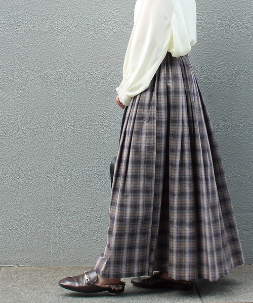 Yahoo!オークション - 「INCEDE」 フレアスカート M ブラウン レディー...