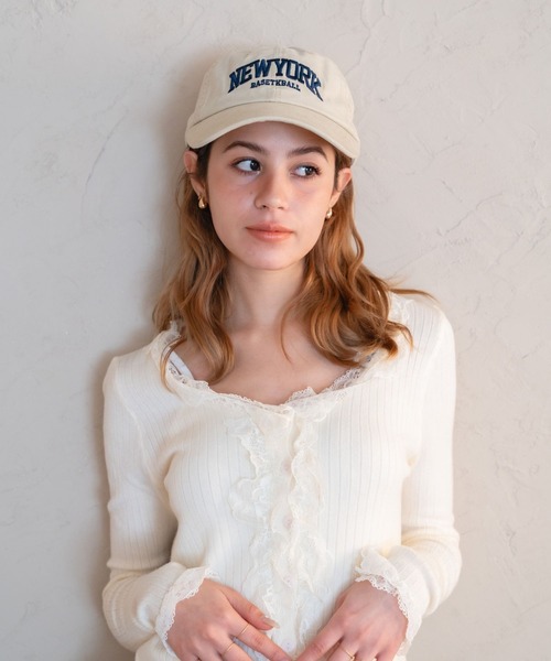 Nu（Hi! ONLINE STORE） キャップ 帽子 「Nu」NEWYORK 刺繍ロゴキャップ レディース : ZOZOTOWN Yahoo!店 - 通販 - Yahoo!ショッピング