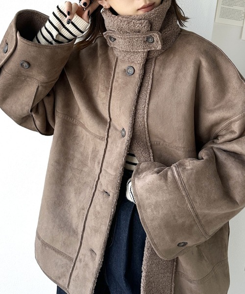 classicalelf 「classicalelf」 ジャケット LARGE モカ レディース : ZOZOTOWN Yahoo!店 - 通販 - Yahoo!ショッピング