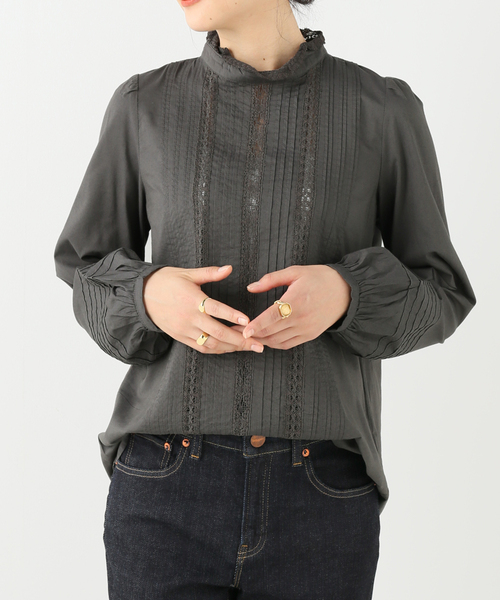 La TOTALITE 「La TOTALITE」 長袖ブラウス - グレー レディース : ZOZOTOWN Yahoo!店 - 通販 - Yahoo!ショッピング