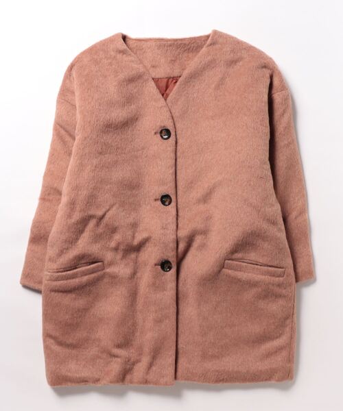 REAL CUBE コート アウター 中綿シャギーコクーンコート レディース : ZOZOTOWN Yahoo!店 - 通販 - Yahoo!ショッピング