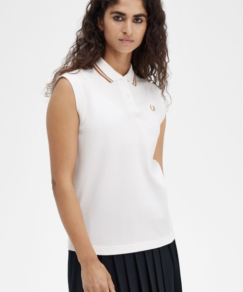 FRED PERRY 「FRED PERRY」 ノースリーブポロシャツ 10 ホワイト レディース : ZOZOTOWN Yahoo!店 - 通販 - Yahoo!ショッピング