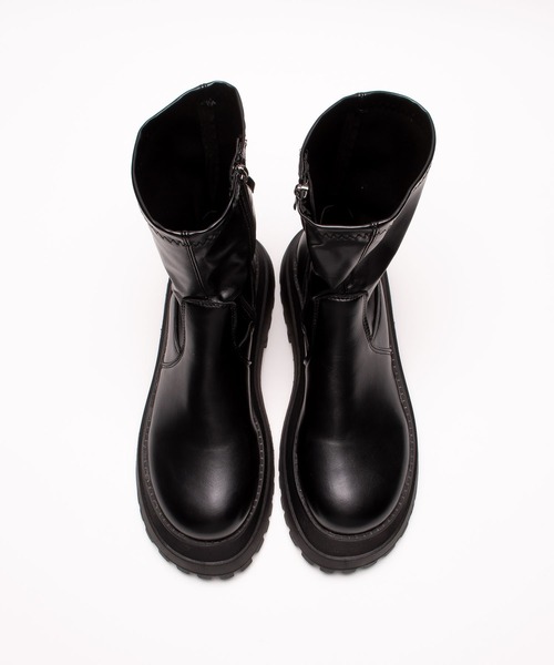 Yahoo!オークション - 「SVEC」 ショートブーツ 40 ブラック レディー...