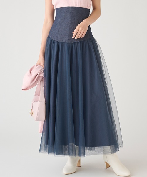 Yahoo!オークション - 「CELFORD」 フレアスカート 38 グリーン レディ...