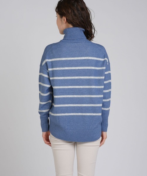 Yahoo!オークション - 「MAYSON GREY」 タートルネックニット 1 ネイビ...