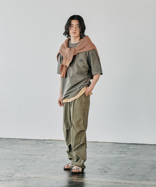 BAYFLOW tシャツ 「接触冷感・吸水速乾」クールタッチピグメント半袖Tシャツ メンズ : ZOZOTOWN Yahoo!店 - 通販 - Yahoo!ショッピング