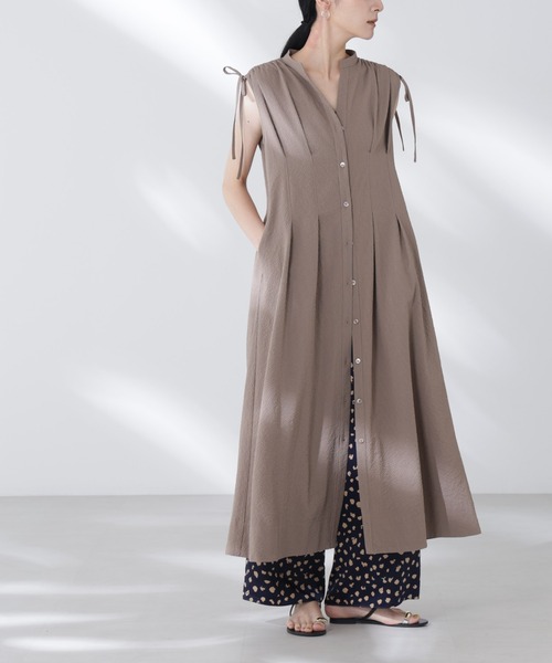 NANO universe（ナノ・ユニバース） パンツ レオパードプリント