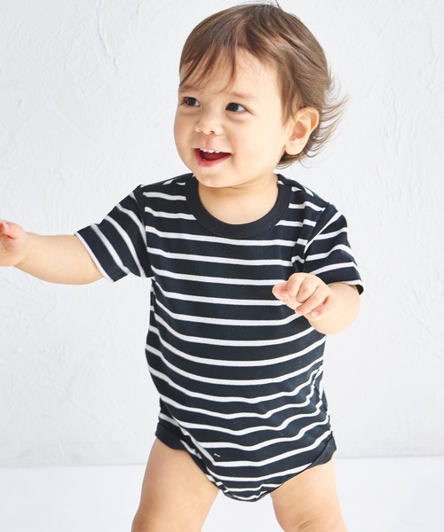 pairmanon ベビー服 ロンパース 「リンクコーデ」「ベビー」ボーダー 半袖ロンパース : ZOZOTOWN Yahoo!店 - 通販 - Yahoo!ショッピング