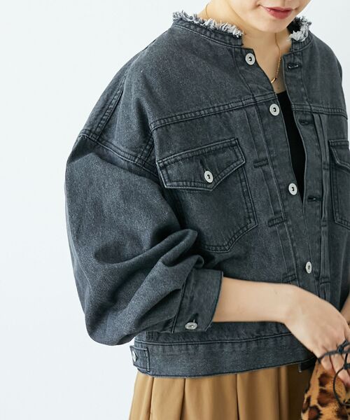 le.coeur blanc（ルクールブラン） ジャケット ノーカラージャケット