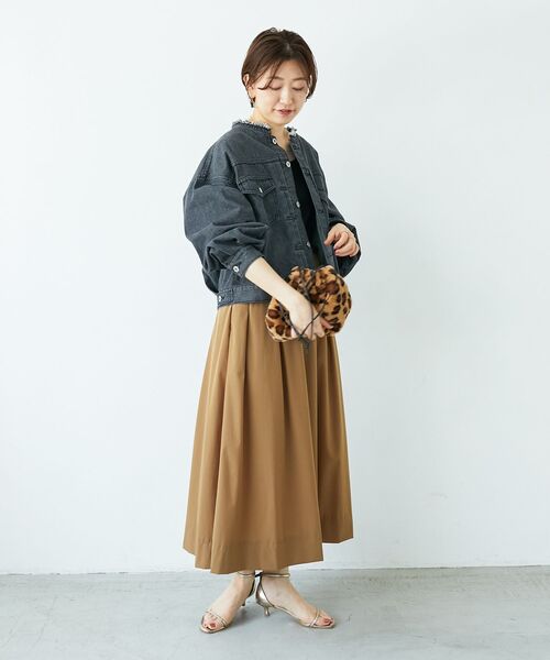 le.coeur blanc（ルクールブラン） ジャケット ノーカラージャケット