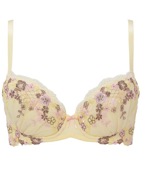 AMOSTYLE ブラジャー ショーツセット デイリーAMOSTYLE 3/4カップブラ ブラ＆ショーツセット「Eカップ」AMST254 WHU + Mini JX : ZOZOTOWN ...