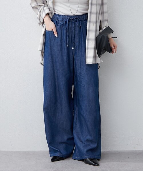 Remind me and forever ジーンズ デニム デニムパンツ テンセルデニムイージーパンツ レディース : ZOZOTOWN Yahoo!店 - 通販 - Yahoo!ショッピング