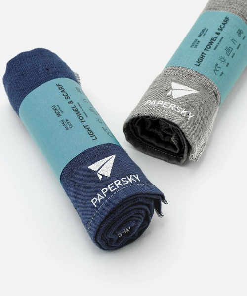 PAPERSKY タオル × MOKU Light Towel ＆ Scarf ペーパースカイ モク ライトタオル : ZOZOTOWN Yahoo!店 - 通販 - Yahoo!ショッピング