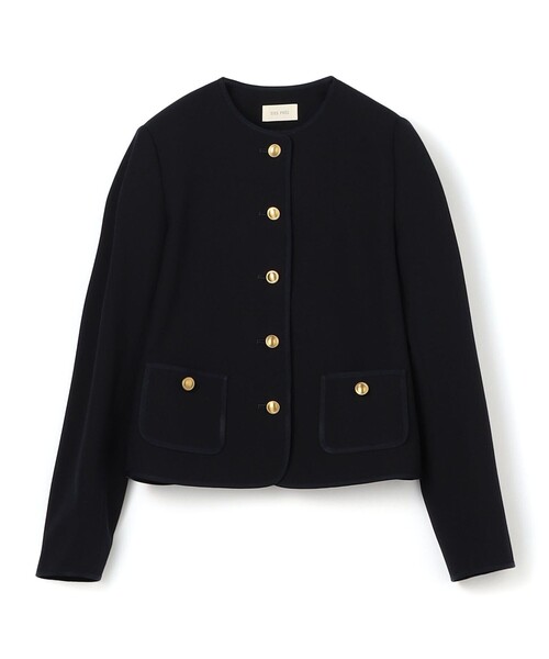 DES PRES 「DES PRES」 ノーカラージャケット FREE ネイビー レディース : ZOZOTOWN Yahoo!店 - 通販 - Yahoo!ショッピング