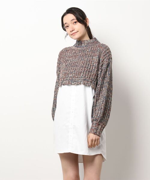 MURUA 「MURUA」 ニットワンピース 1 ブラウン レディース : ZOZOTOWN Yahoo!店 - 通販 - Yahoo!ショッピング