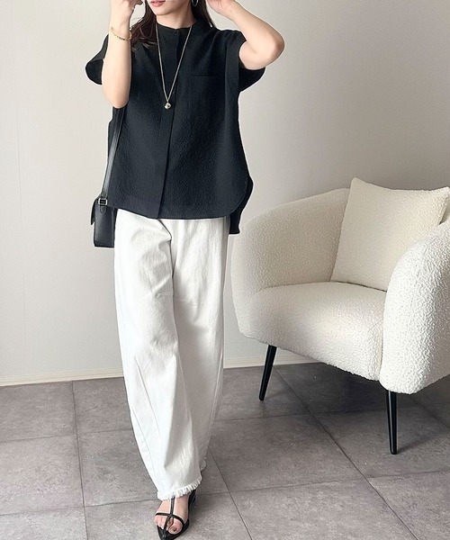 Yahoo!オークション - 「classicalelf」 ノースリーブブラウス MEDIUM ...