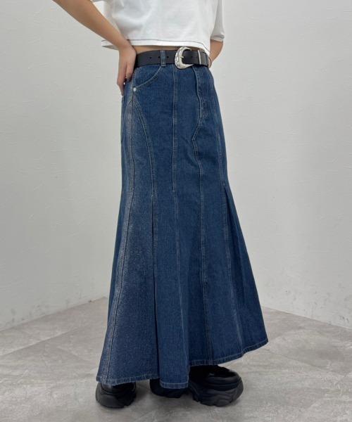 PAGEBOY 「PAGEBOY」 デニムロングスカート FREE ブルー レディース : ZOZOTOWN Yahoo!店 - 通販 - Yahoo!ショッピング