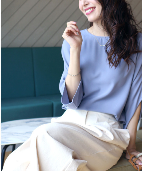 シャツ ブラウス 美しいデザイン袖 綺麗魅せブラウス :64245052:ZOZOTOWN Yahoo!店 - 通販 - Yahoo!ショッピング