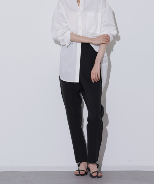 Apo（s）ture パンツ DUA-002/Wクロスサルエルテーパード レディース : ZOZOTOWN Yahoo!店 - 通販 - Yahoo!ショッピング