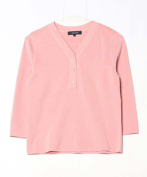 UNTITLED 「UNTITLED」 Vネックニット 02 ベビーピンク レディース : ZOZOTOWN Yahoo!店 - 通販 - Yahoo!ショッピング