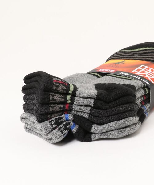 EDWIN 靴下 「EDWIN/エドウィン」BODYFIRE クォーターソックス（靴下） 3P（3足組） メンズ : ZOZOTOWN Yahoo!店 - 通販 - Yahoo!ショッピング