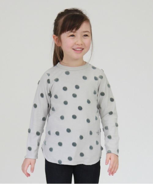 FITH tシャツ ドットカットベロアジャガード 長袖 Tシャツ キッズ 子供服 男の子 女の子 : ZOZOTOWN Yahoo!店 - 通販 - Yahoo!ショッピング