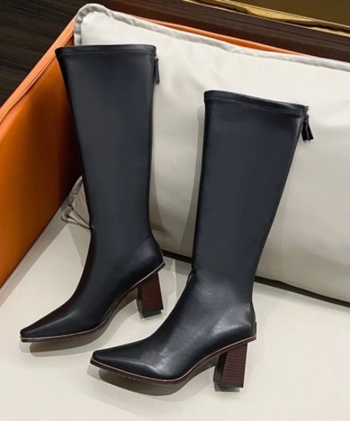 BURNER ブーツ 「OKUOKU 0909」スリム ロングブーツ oku-shoes-118-62 : ZOZOTOWN Yahoo!店 ...