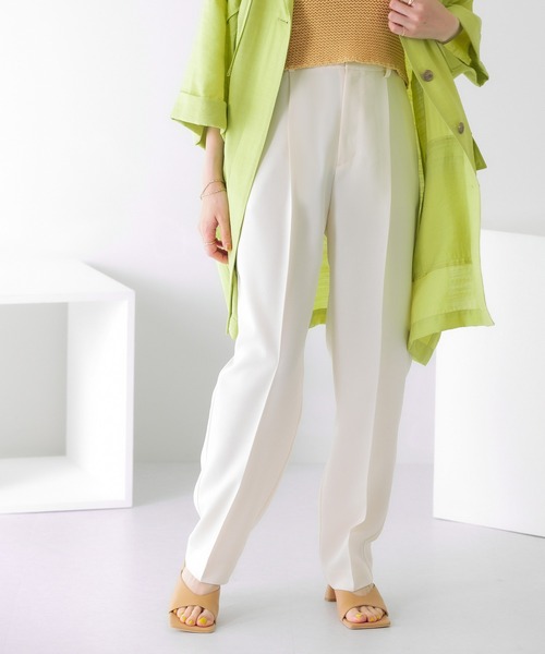 KBF（ケービーエフ） パンツ illi ワンタックセンタープレスパンツ レディース : ZOZOTOWN Yahoo!店 - 通販 - Yahoo!ショッピング