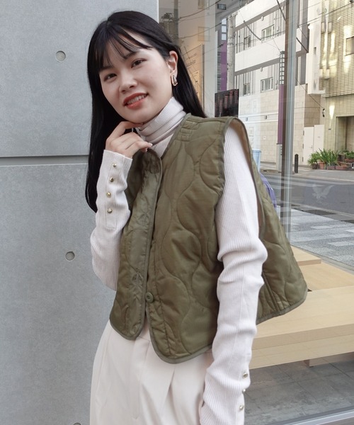 Yahoo!オークション - 「CORNERS」 ベスト M ベージュ レディース