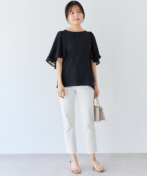 INCEDE ブラウス シャツ はしごレース フレアスリーブブラウス レディース : ZOZOTOWN Yahoo!店 - 通販 - Yahoo!ショッピング