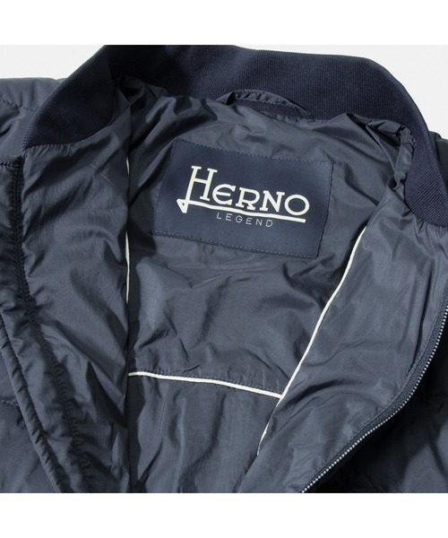 Yahoo!オークション - 「HERNO」 ナイロンブルゾン 46 ネイビー メンズ