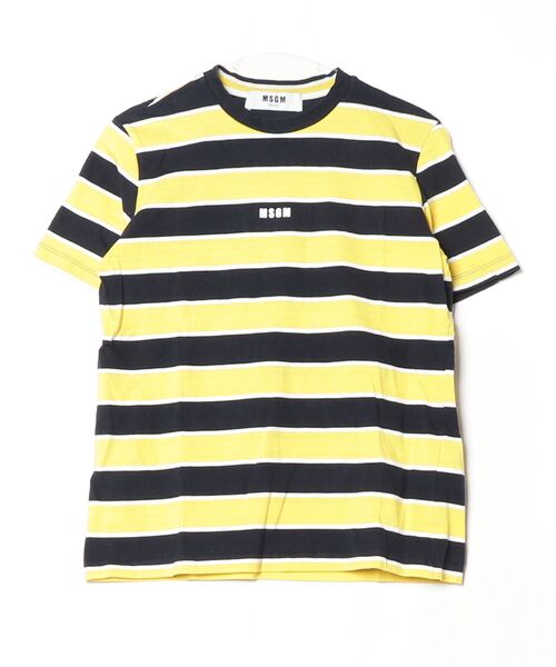 MSGM 「MSGM」 ボーダー柄半袖Tシャツ S ブラック レディース : ZOZOTOWN Yahoo!店 - 通販 - Yahoo!ショッピング