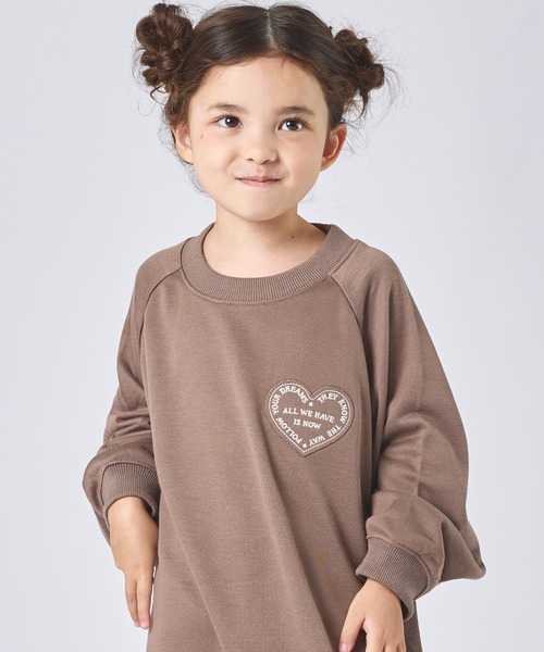 pairmanon トレーナー 「まいにちスウェット」ガールズ 裏毛 刺繍ハートタグ スウェット キッズ 子供服 女の子 : ZOZOTOWN Yahoo!店 - 通販 - Yahoo!ショッピング