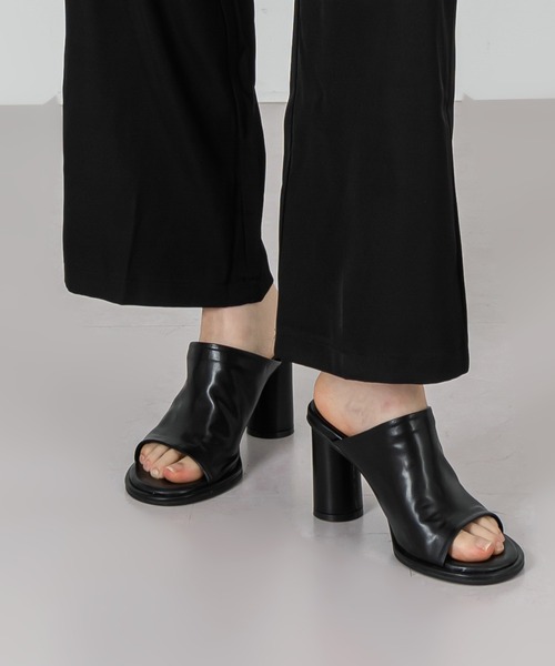 パンプス レディース 8cmラウンドヒールサンダル :63699061:ZOZOTOWN Yahoo!店 - 通販 - Yahoo!ショッピング