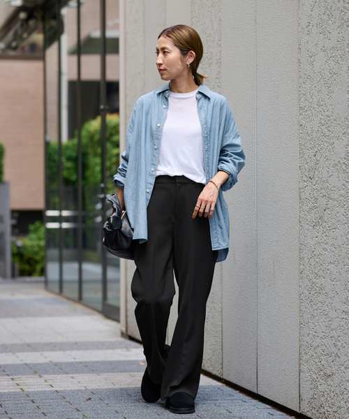 FRAMeWORK 「FRAMeWORK」 スラックス 36 チャコールグレー レディース : ZOZOTOWN Yahoo!店 - 通販 - Yahoo!ショッピング