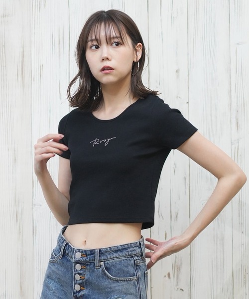 ROXY tシャツ ROXY/ロキシー ラインストーンロゴ ミニTシャツ RST251649M レディース : ZOZOTOWN Yahoo!店 - 通販 - Yahoo!ショッピング