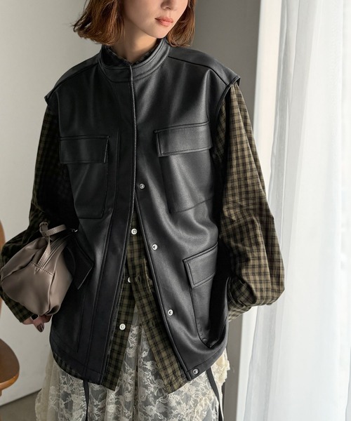 classicalelf（クラシカルエルフ） ベスト ジレ 羽織るだけで、モード