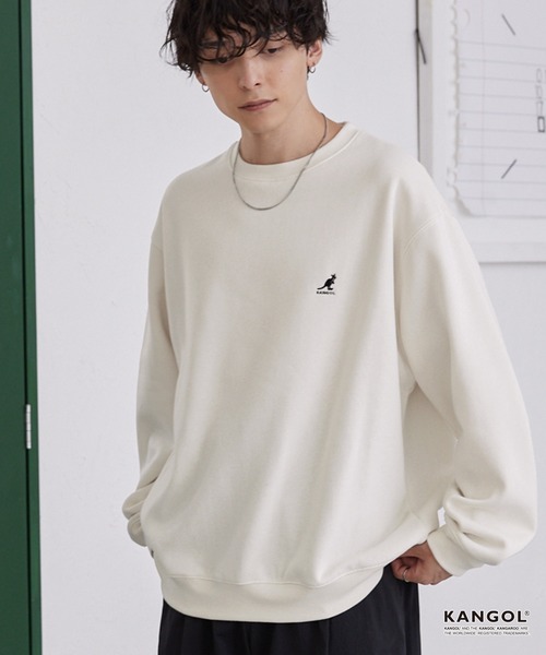 KANGOL 「KANGOL」 スウェットカットソー「mono-martコラボ」 L アイボリー メンズ : ZOZOTOWN Yahoo!店 - 通販 - Yahoo!ショッピング